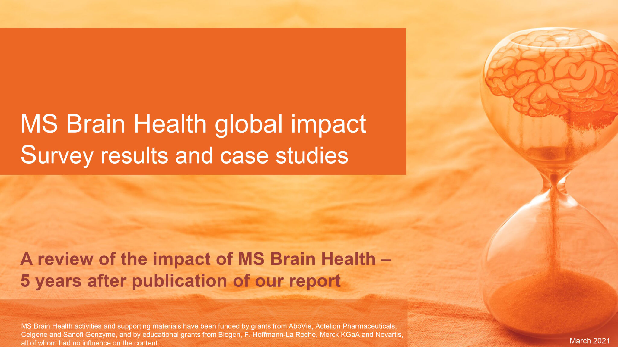Our impact - MS Brain Health - Multiple Sclerosis Brain Health initiative